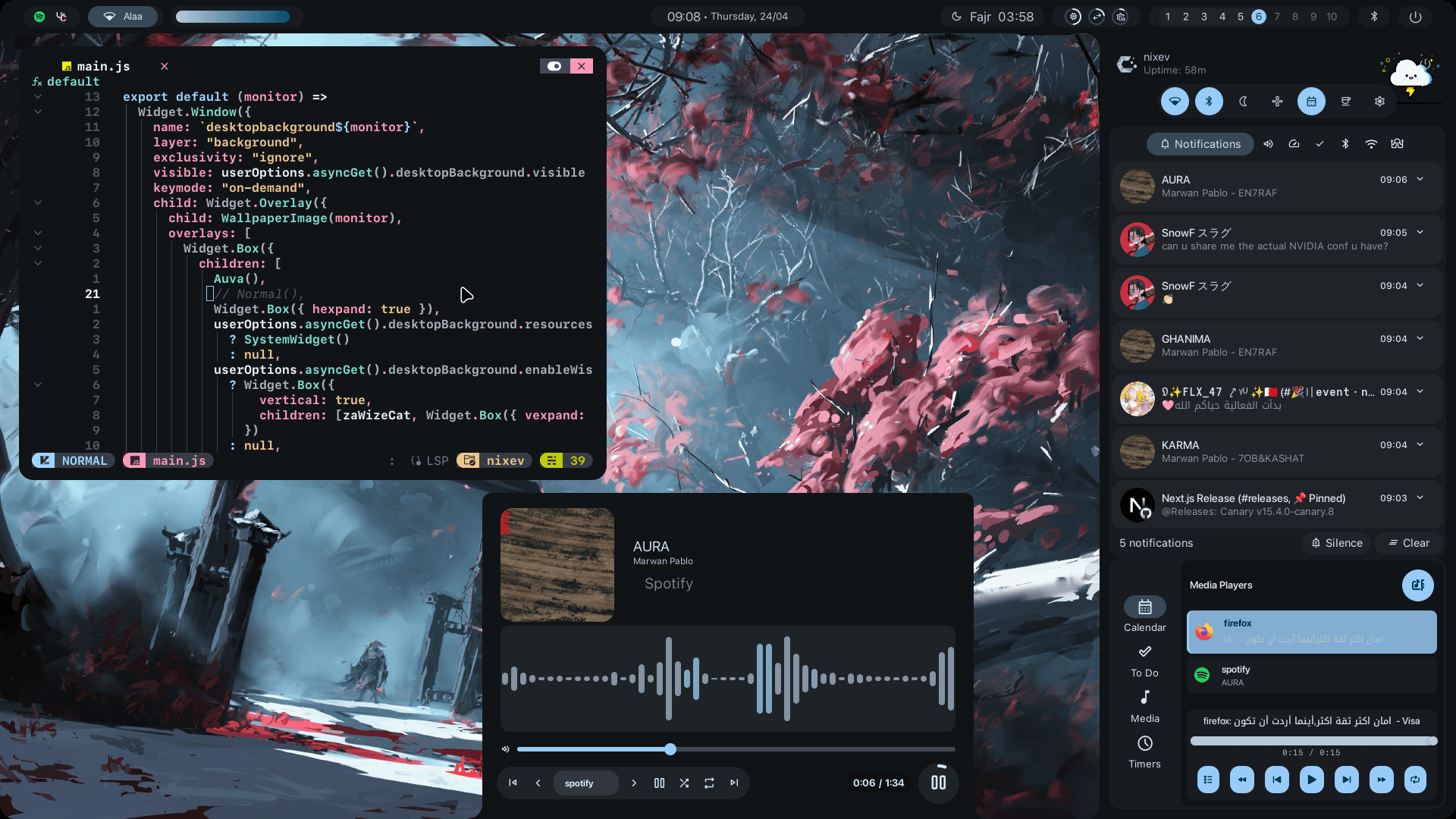 HyprLuna | Modern Hyprland Configuration